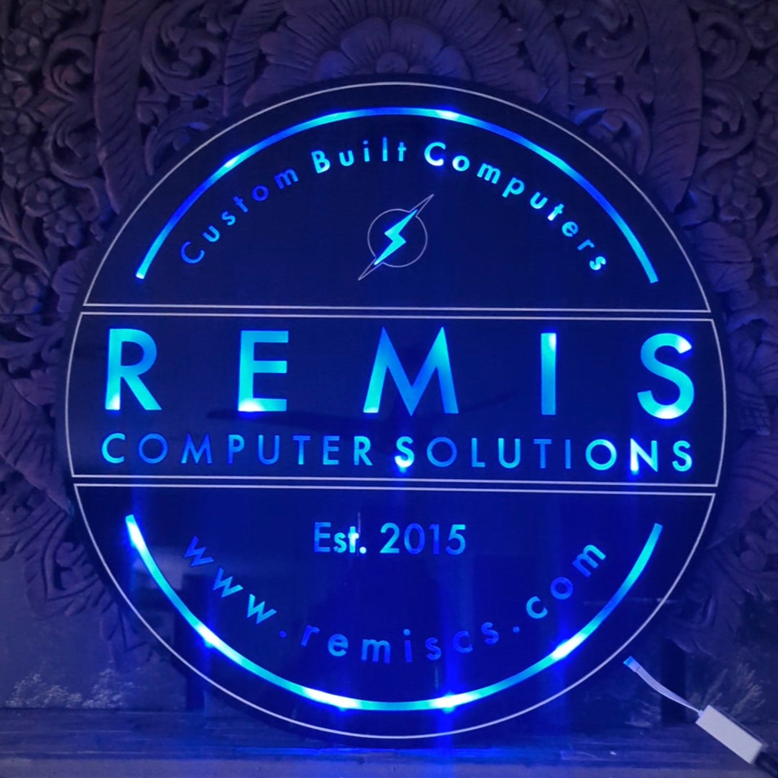Personalized Acrylic LED Custom Business Logo Sign | Acrylic Business ...