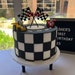 Personalized Race Cake Topper Racing Flags Racing Theme Birthday ...
