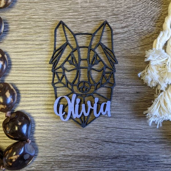 Wolf Family Name Sign - Etsy