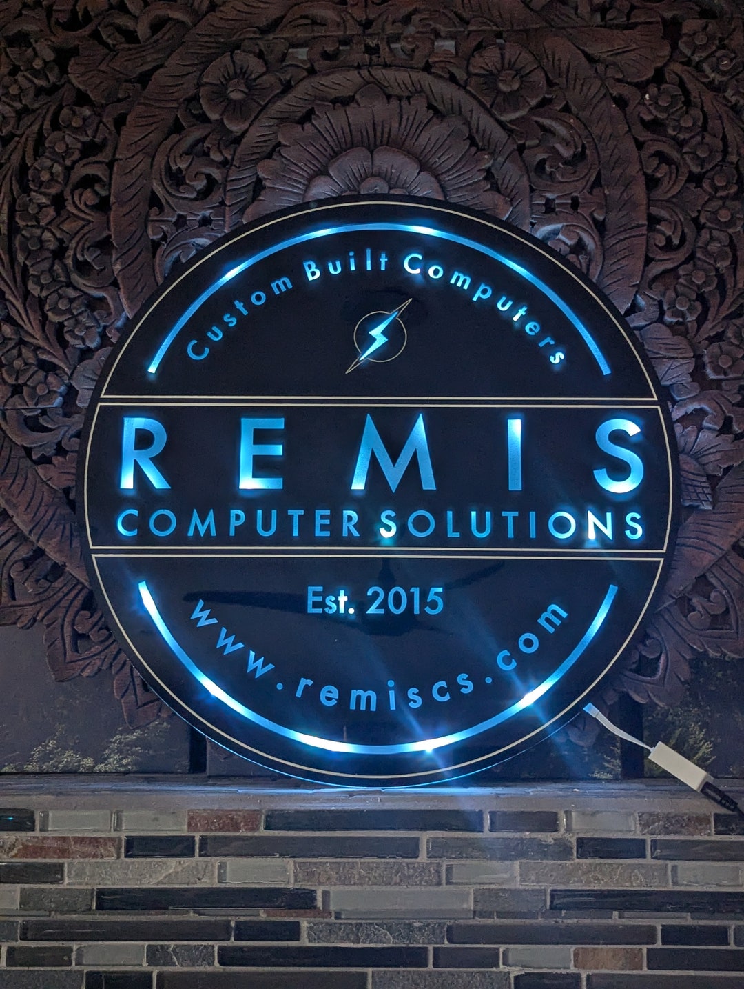 Personalized Acrylic LED Custom Business Logo Sign | Acrylic Business ...