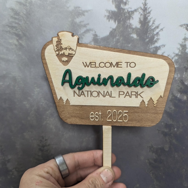 National Park Cake Topper - Etsy