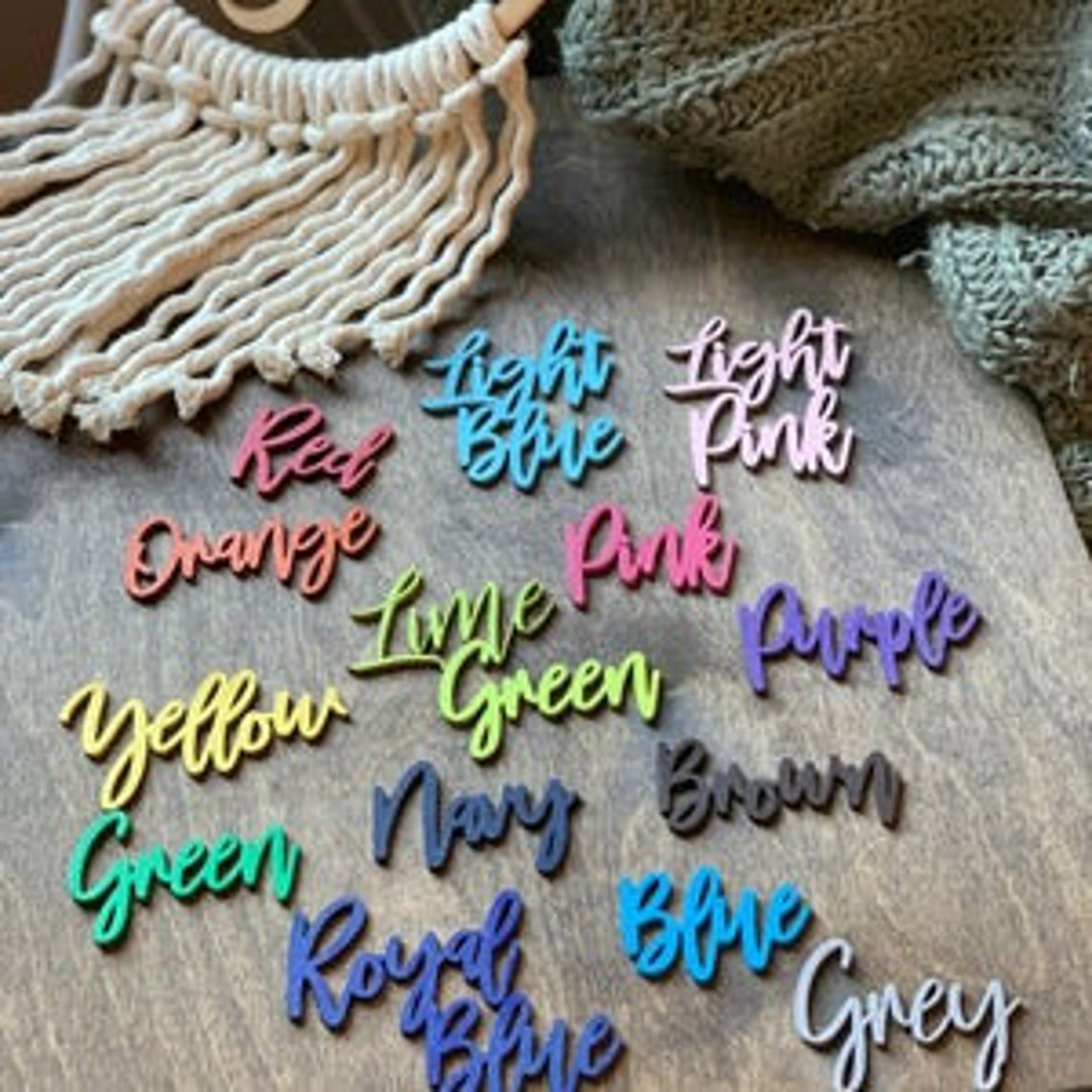 Custom Wooden Words Cursive Natural Wood Sign Adventure Sign Love Board ...