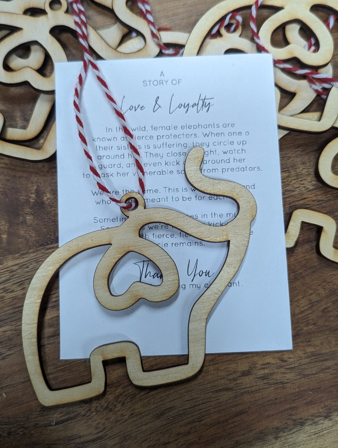 Sisterhood Friendship Elephant Ornament Gift Sisterhood - Etsy