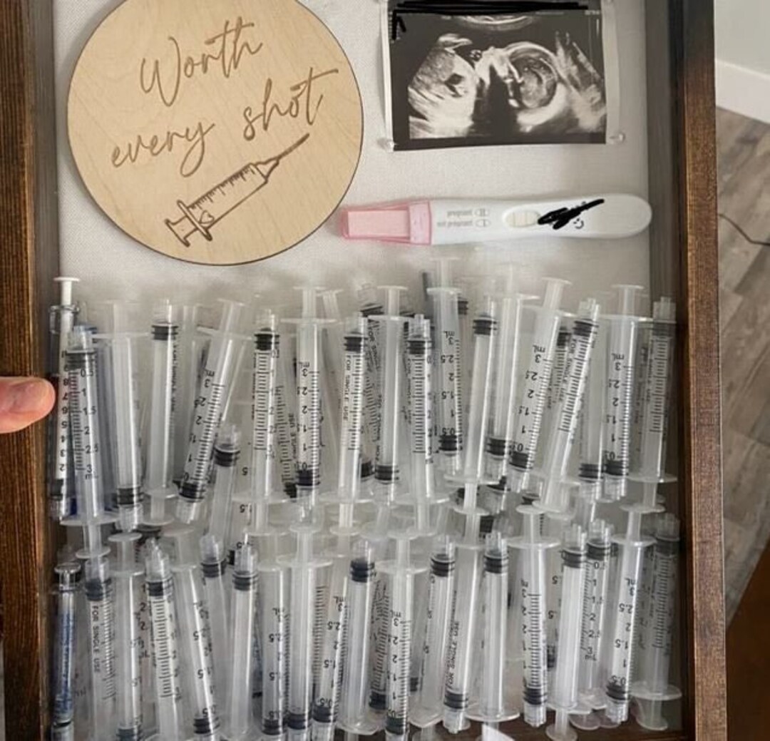 Worth Every Shot IVF Sign | IUI | Worth Every Shot | Infertility ...