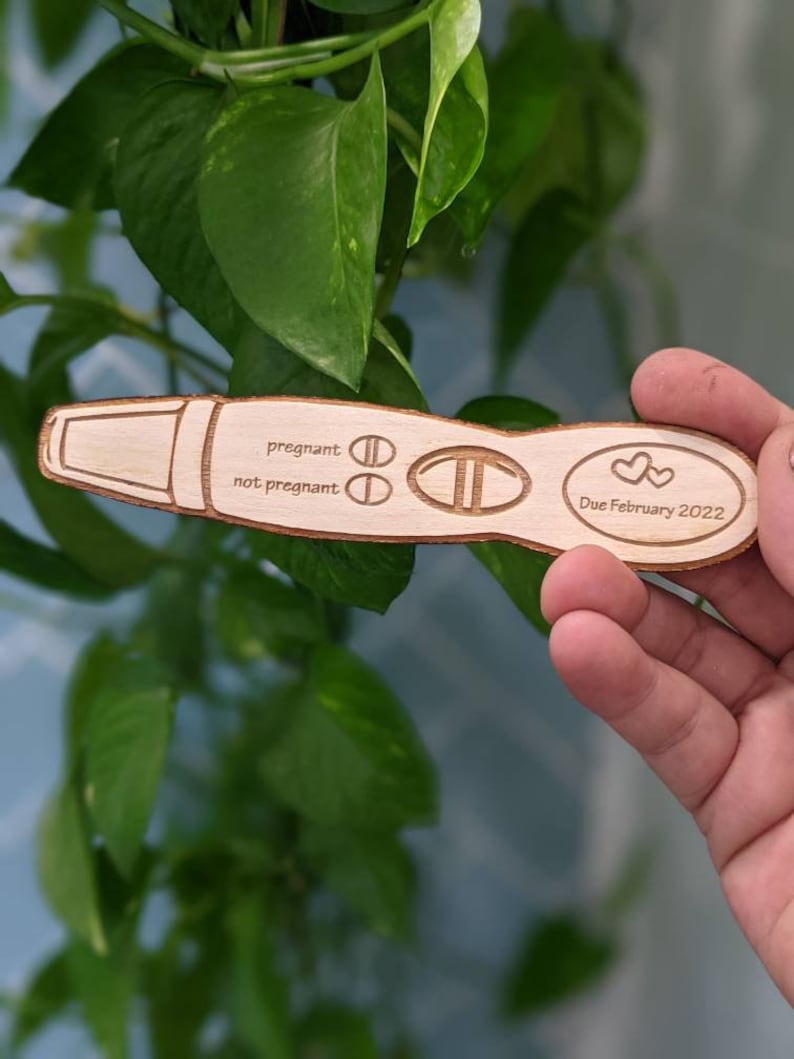 Custom Positive Pregnancy Stick We're Expecting Baby 3D - Etsy