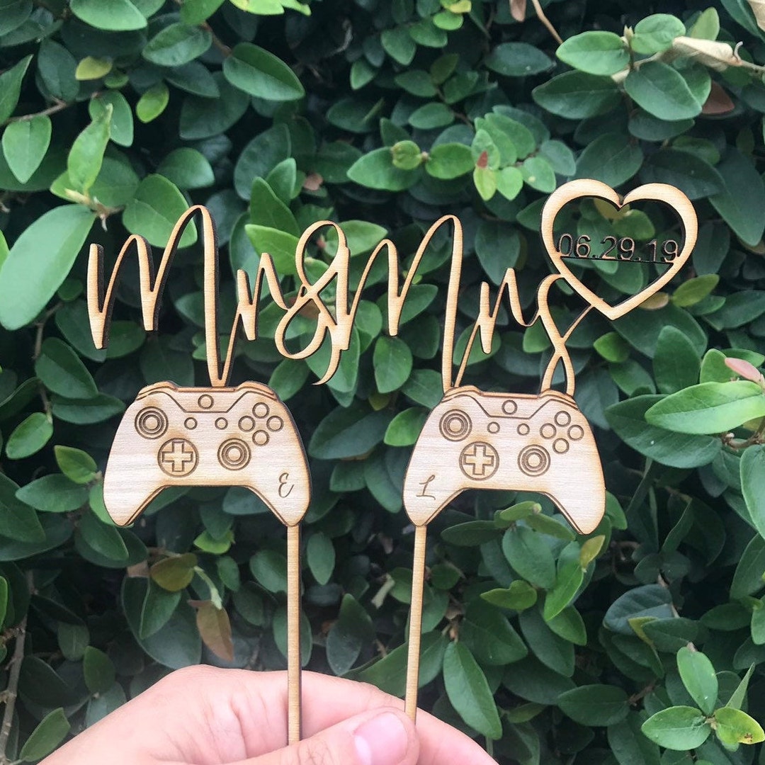 Custom Mr and Mrs Video Xbox X Box ONE 360 Gamer Controller Inspired ...