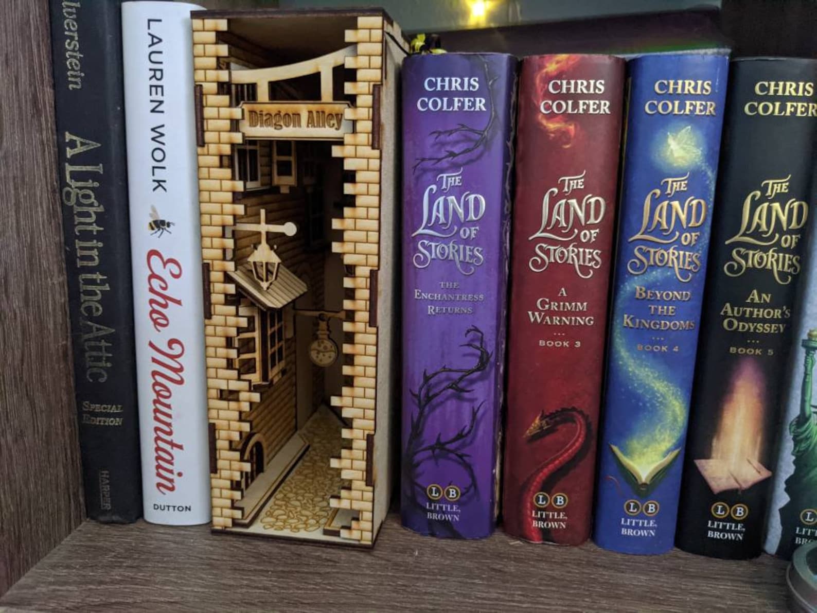 DIY Wizards Alley Book Nook Book Shelf Insert Kit Magic - Etsy