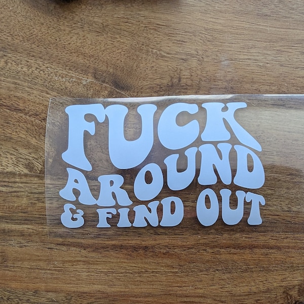 Fafo Vinyl Sticker - Etsy