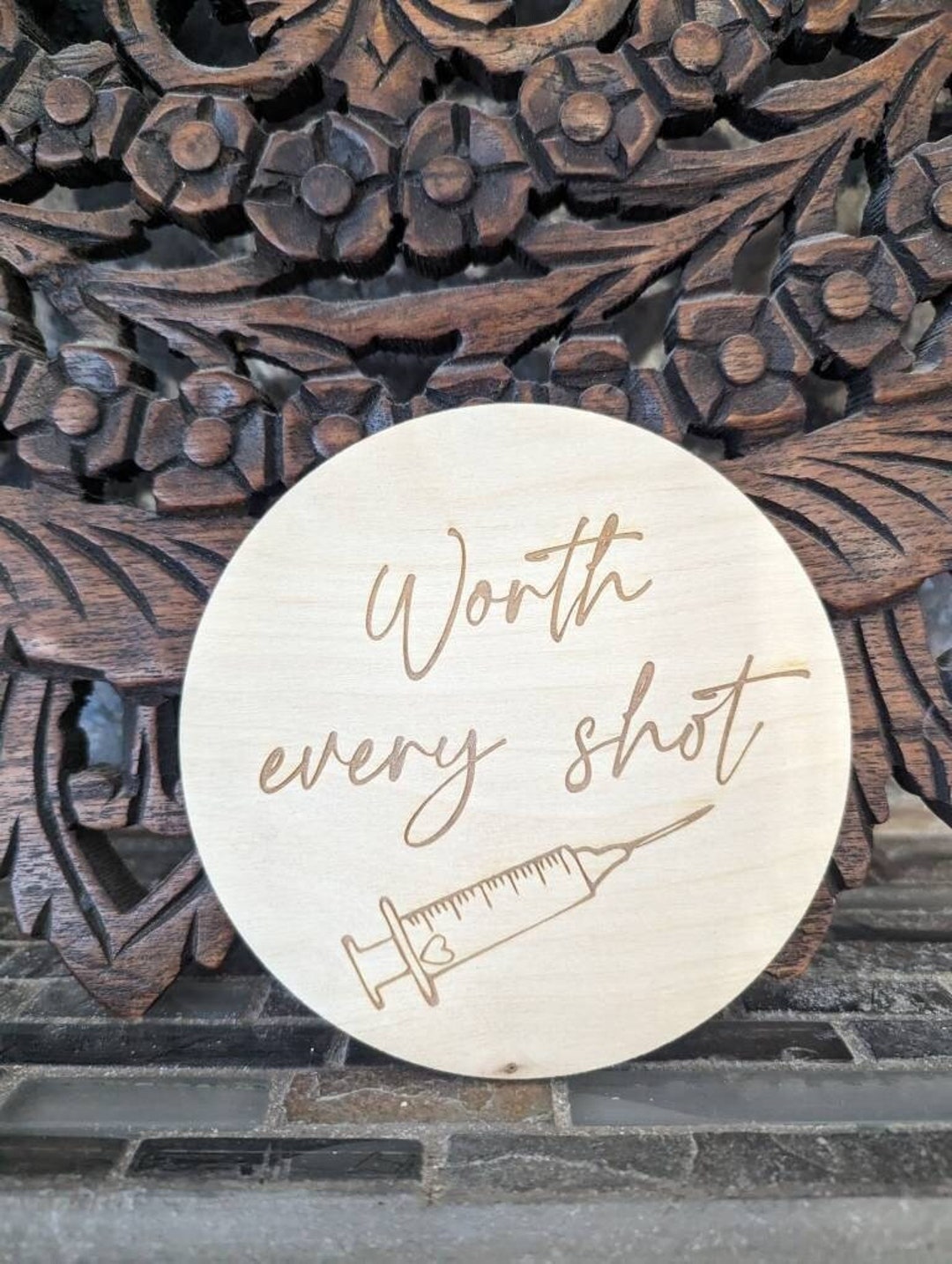 Worth Every Shot IVF Sign IUI Worth Every Shot Infertility Pregnancy ...