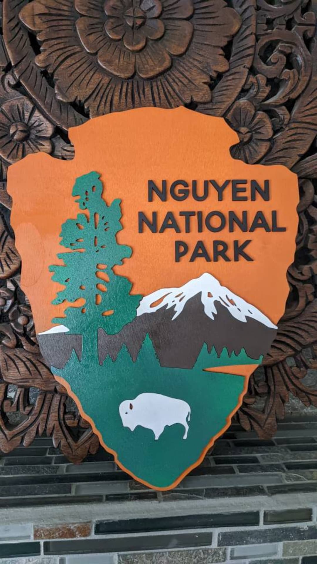 Personalized National Park Service Sign | Arrowhead National Parks Wall ...