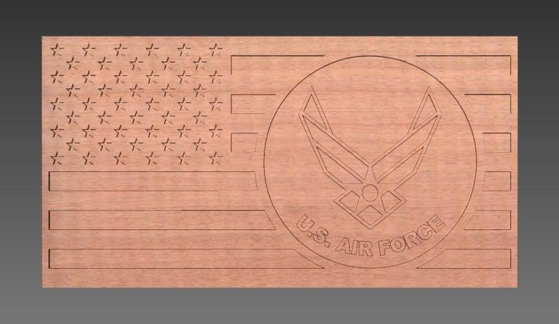 U.S. Air Force Flag. Scalable Vector Files. Includes SVG DXF - Etsy