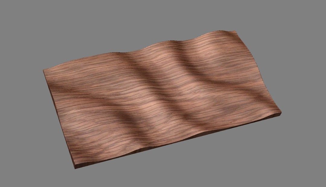 CNC Stl 3D Waving Flag. Beautiful, Highly Detailed and Scalable ...