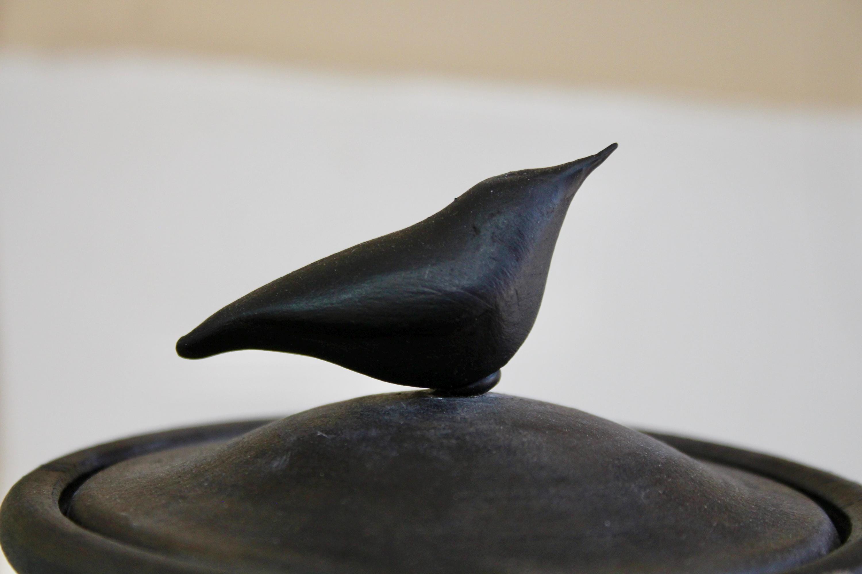 Tall Raku Lidded Jar - Etsy