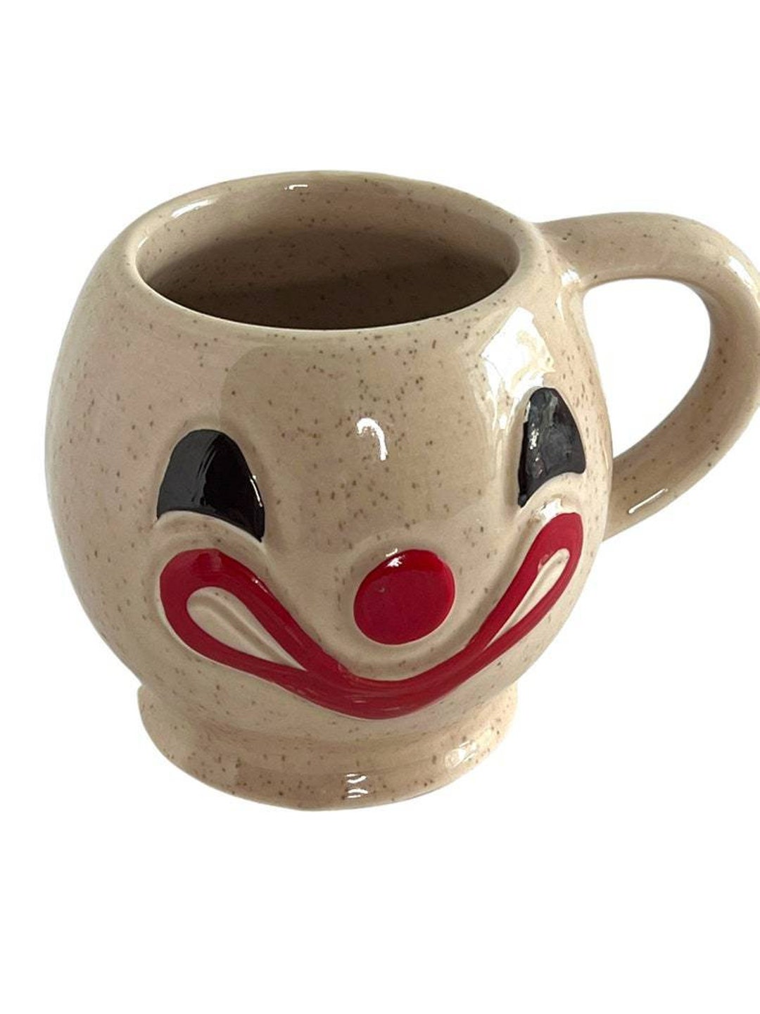 Vintage Mccoy Pottery Smiling Clown Face Mug Rare Hard to - Etsy