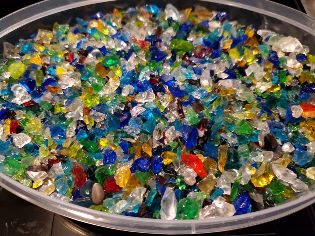 20 Pounds of Blenko Glass Cullet Multicolor for Crafting, Fusing ...