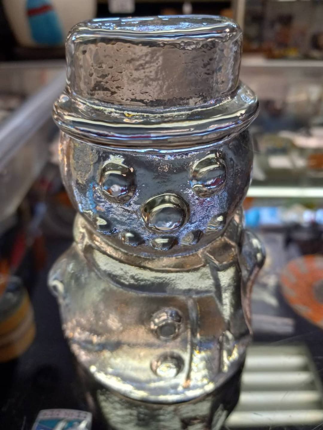 New Blenko Glass Snowman Paperweight. Approximately 4 1/2 - Etsy