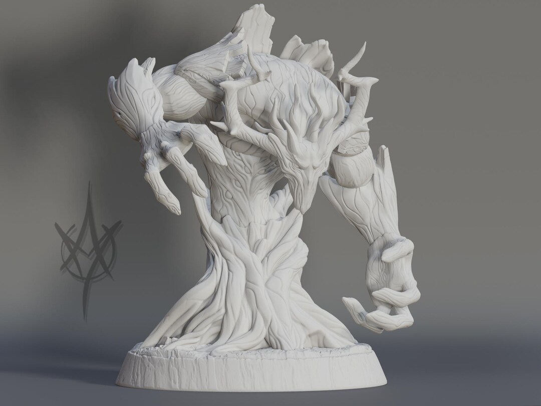 Tree Demon | Barkfiend | Digital Files - Etsy