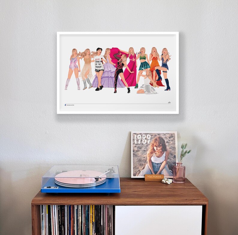 Taylor Swift Eras Tour Lineup Digital Print Illustration - Etsy UK