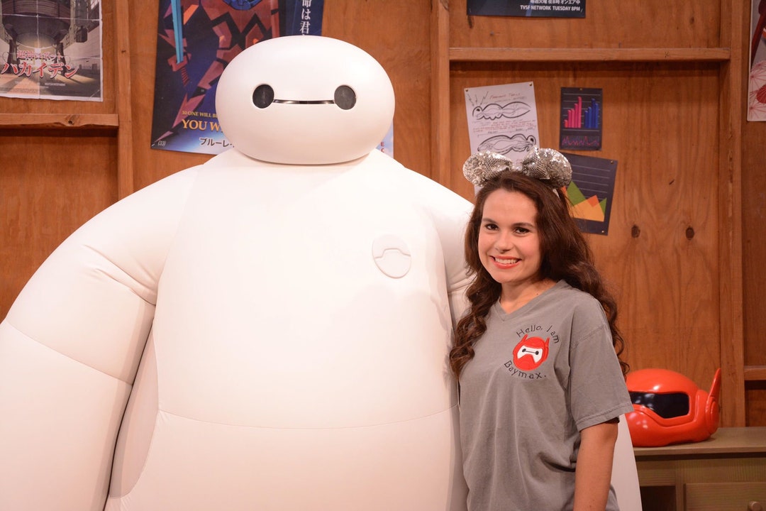 Hello I Am Baymax Inspired Comfort Colors Graphic Tshirt Vacation Group ...