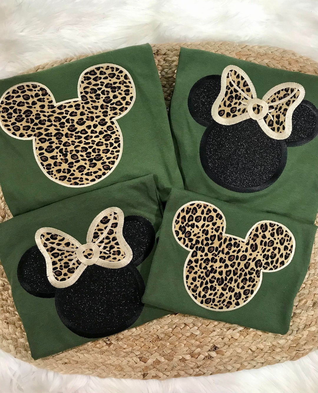 Leopard Mouse Safari Family Tee, Leopard Mouse Head, Cheetah Print ...