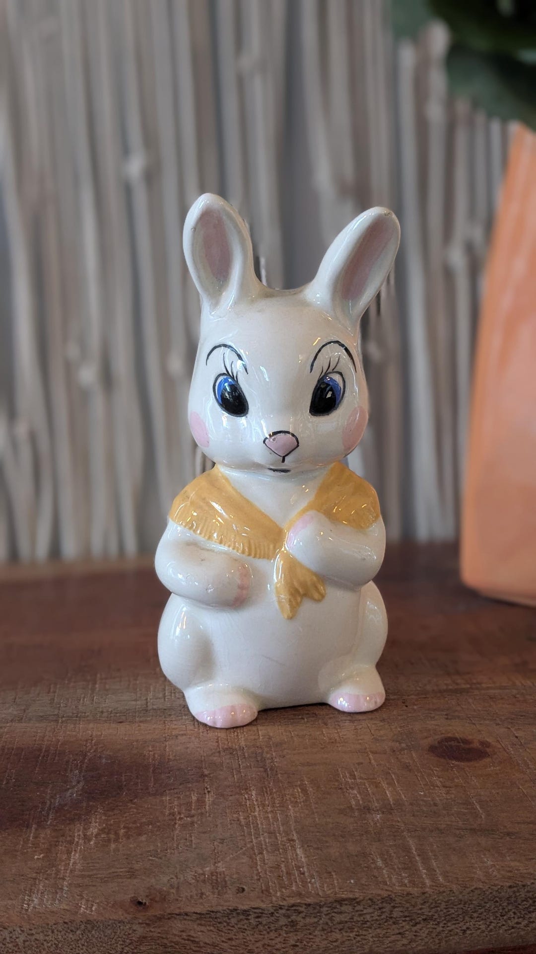Vintage Anthropomorphic Bunny Rabbit Figurine | Easter Decor | Ceramic ...