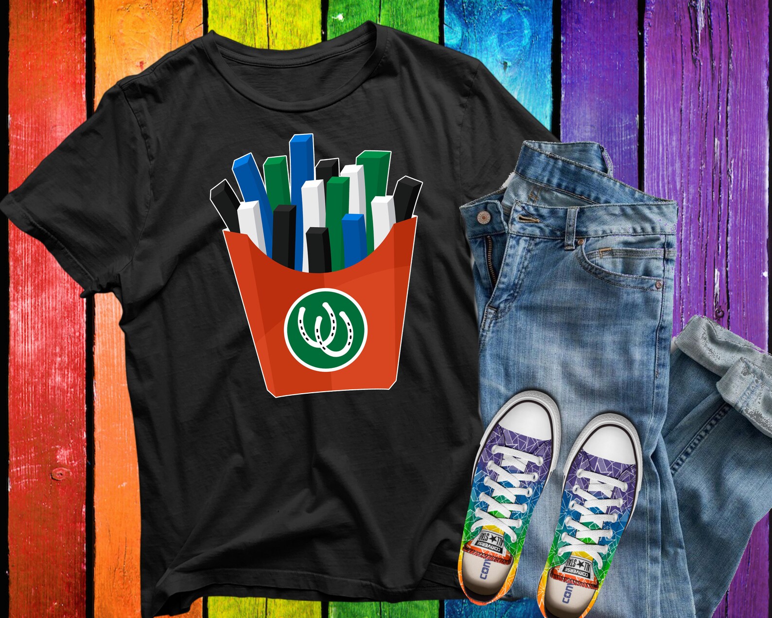 Pony Pride French Fries LGBTQ Month Gay Rights Pride Week - Etsy