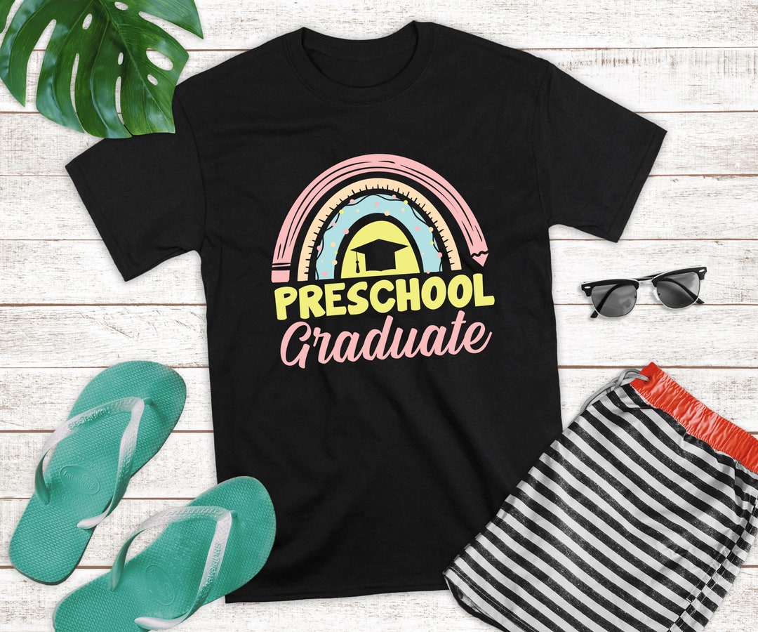 Rainbow Preschool Graduation Shirt, Preschool Graduation Gifts, Pre ...