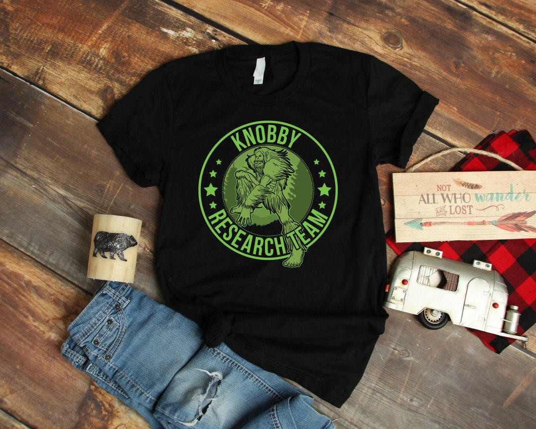 Knobby Research Team Cryptid Shirt Women Men Kids / Raglan / V Neck ...
