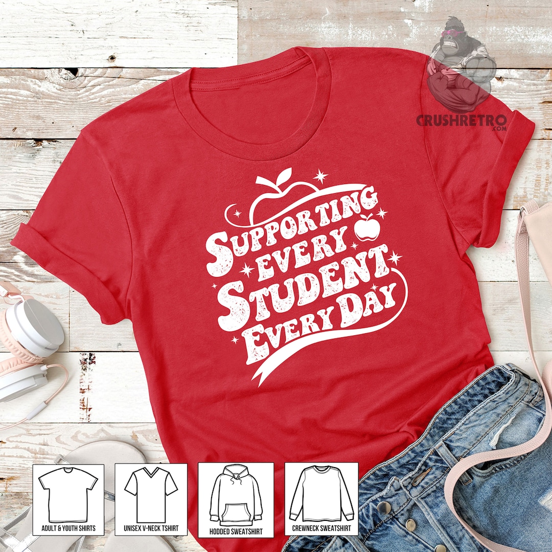 Red for Ed Teacher Shirt / Red for Education Hoodie / Red4ed V-neck ...