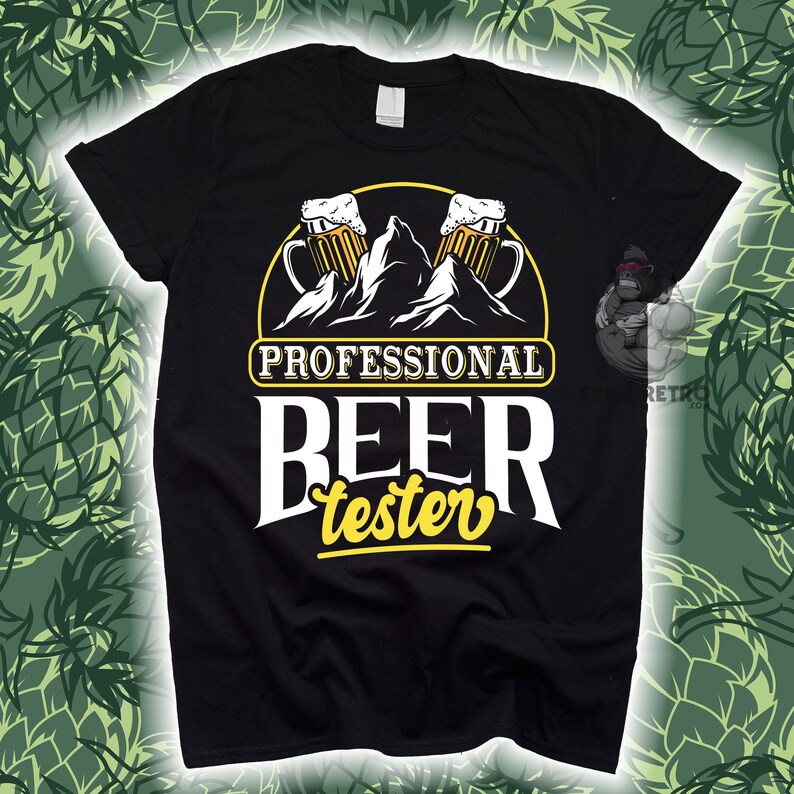 Funny Beer Shirt Professional Beer Taster Craft Beer Lover - Etsy