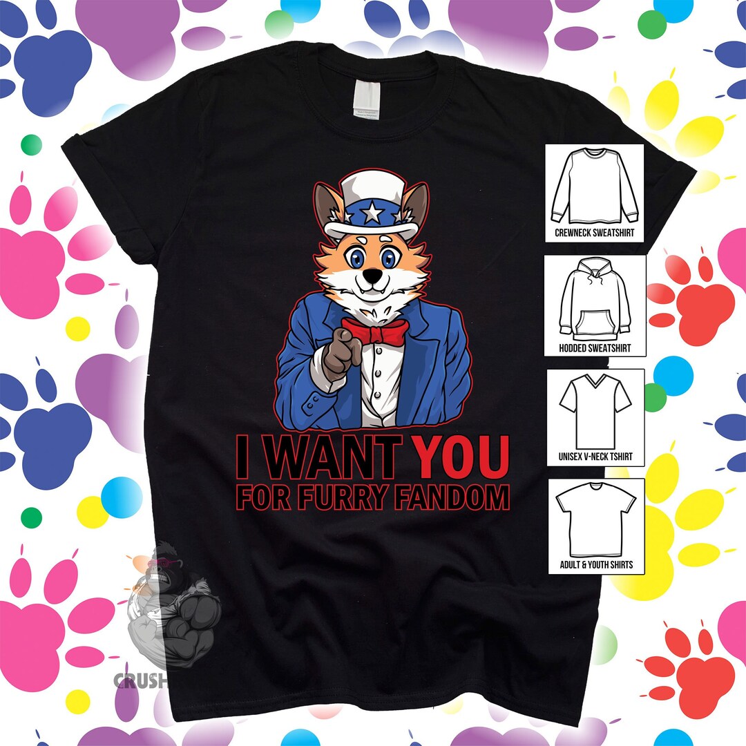 Furry Shirt, Furry Merch, Fursona Fandom Shirts, Proud Furry Hoodie ...