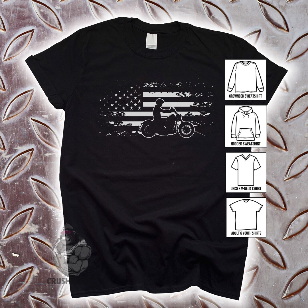 Vintage Motorcycle Enthusiast Gift / Rider Classic Apparel With Custom ...