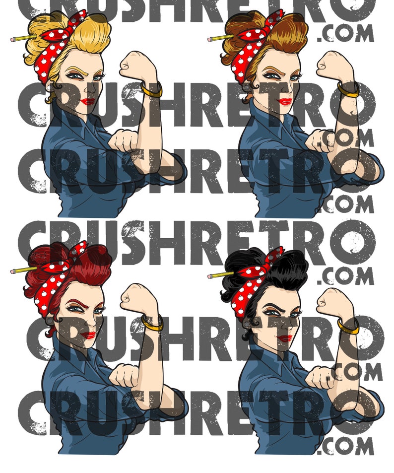 Oklahoma Teacher Rosie the Riveter Union Red for Ed Shirt | Etsy