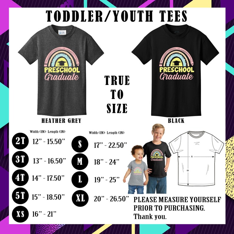 Rainbow Preschool Graduation Shirt Preschool Graduation - Etsy