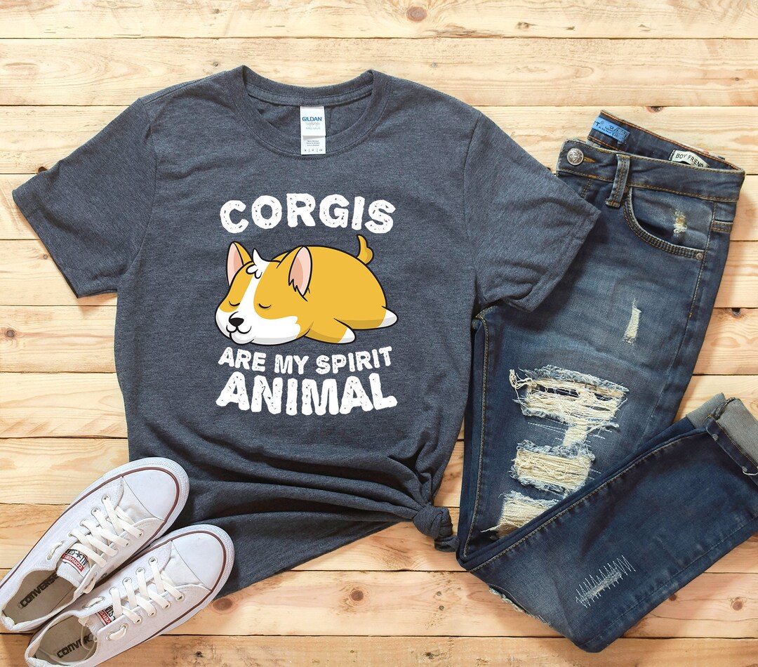 Corgis Are My Spirit Animal Shirts / Cute Chibi Shirt / Anime Gifts ...