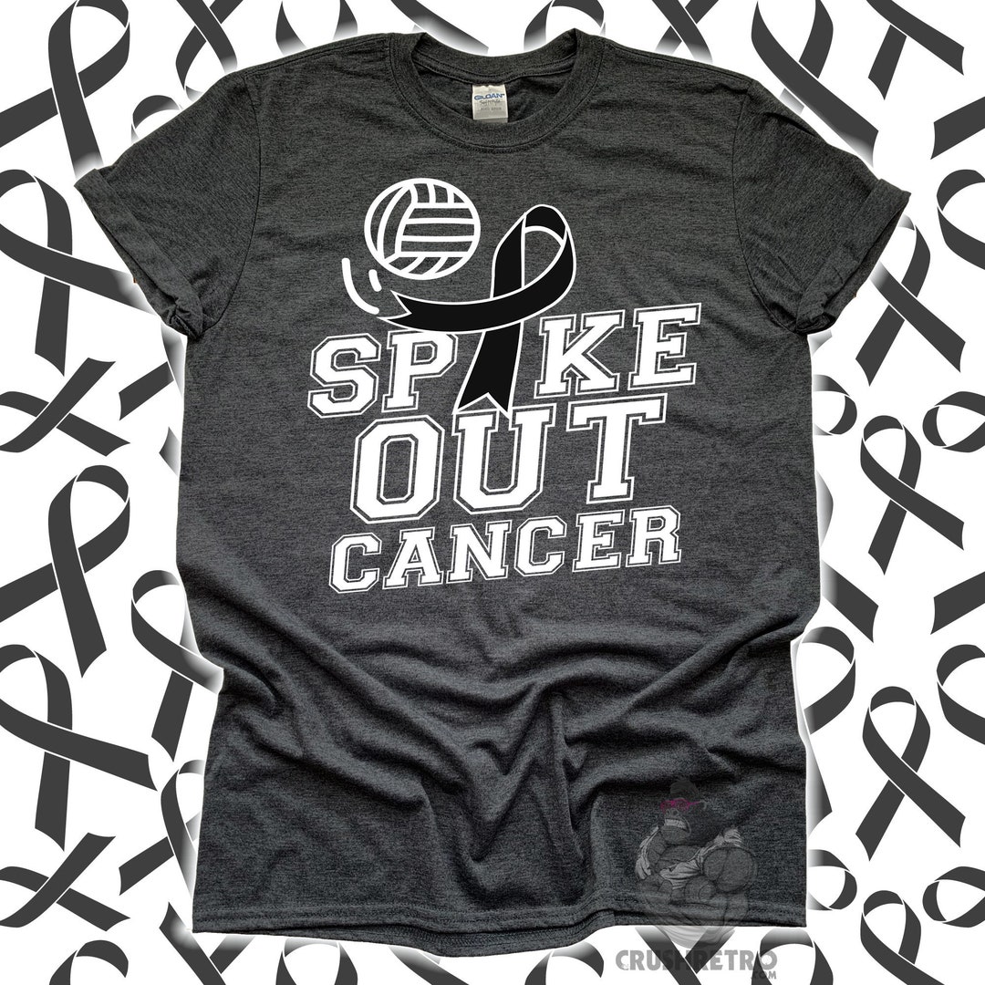 Spike Out Melanoma Cancer Awareness Shirt for Women Men Teen Kids Tee ...