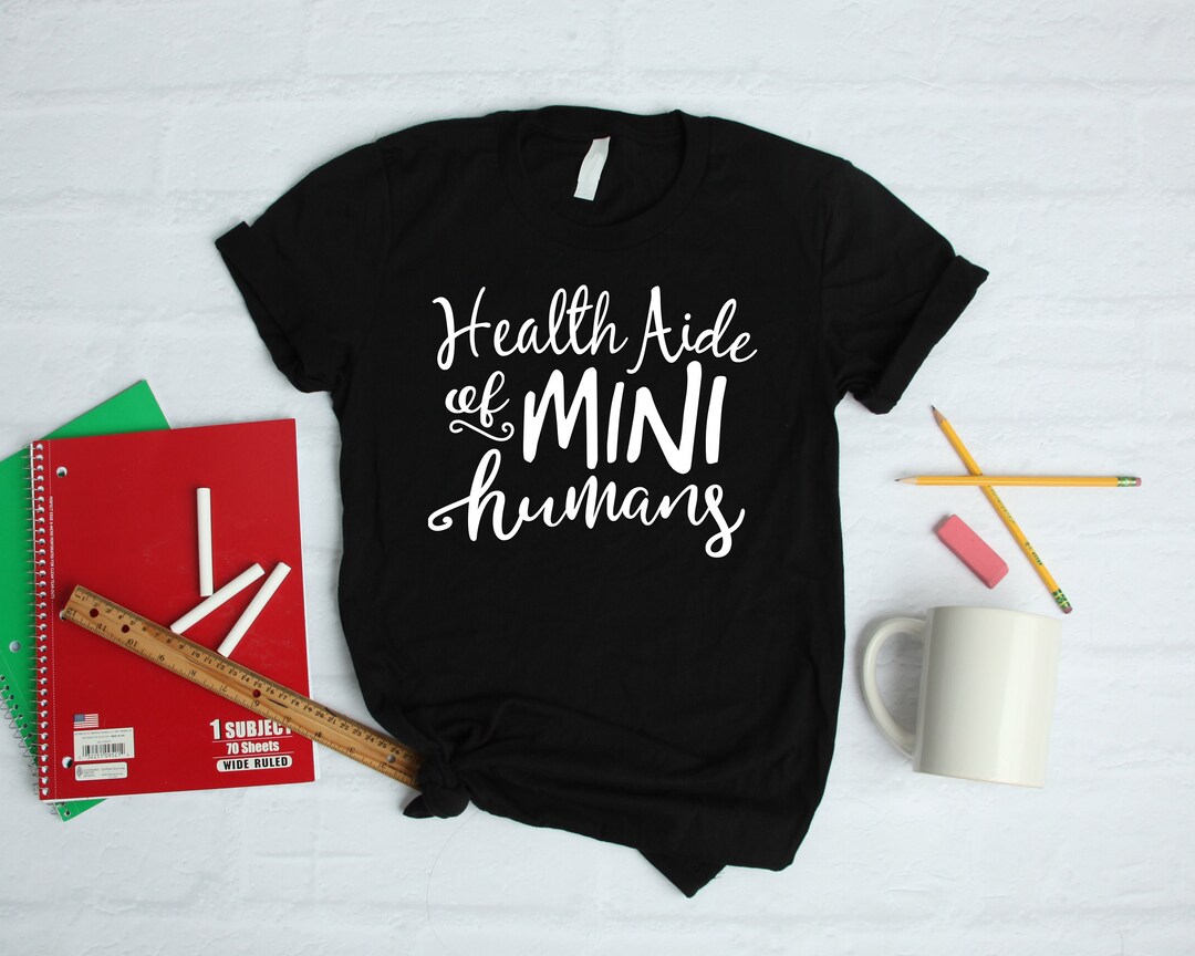 Health Aide of Mini Humans Shirt Women Men / Raglan 3/4 Sleeve / V Neck ...