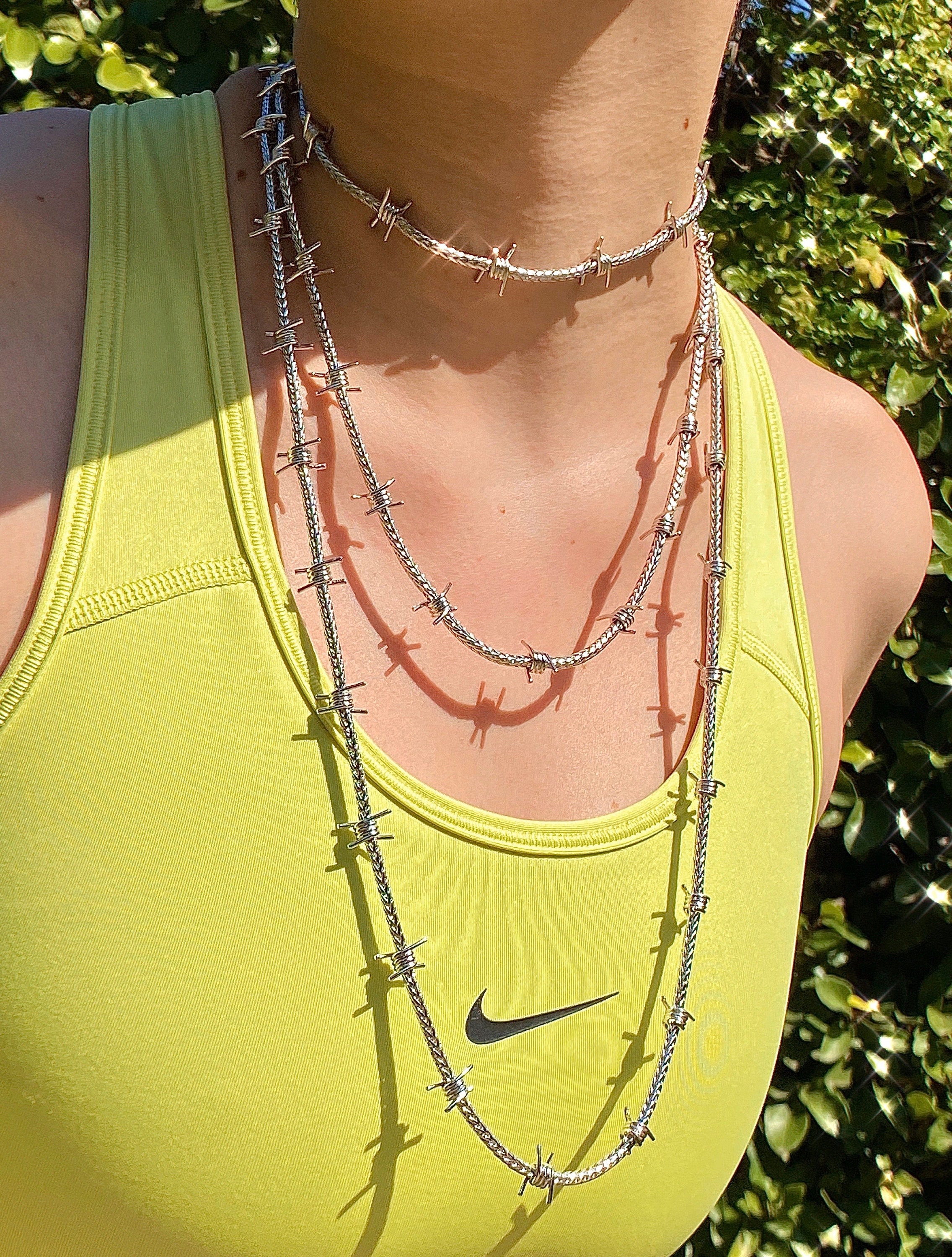 The Barbed Wire Chain - Etsy