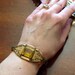 Antique Victorian S.O. Bigney & Co Gold Filled Faux Topaz Ornate Bangle ...
