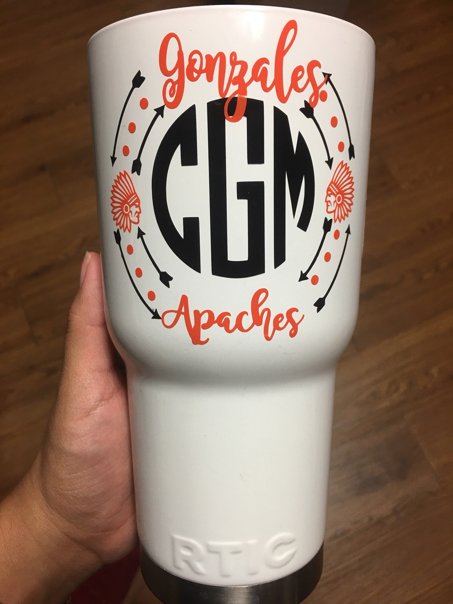 Gonzales Apache Monogram with Initials | Etsy