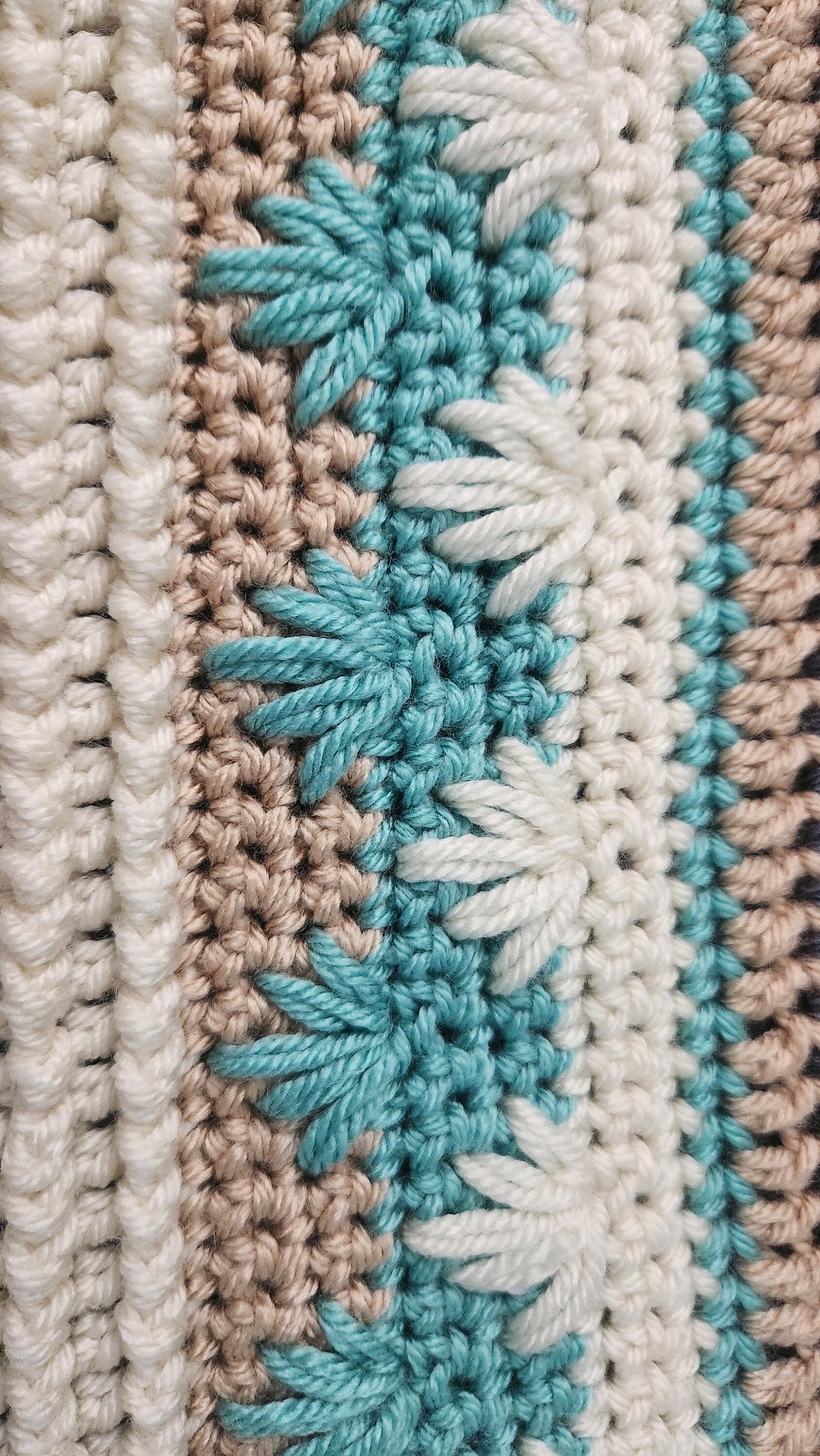 Seaside Sampler Striped Afghan, Crochet - Etsy