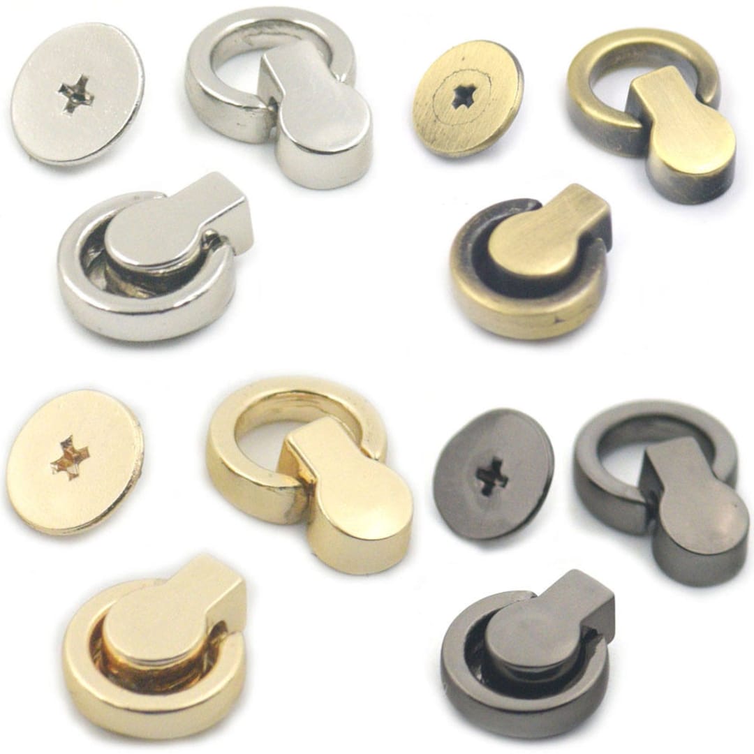 10 Sets Alloy Head Button Stud O Rings Screwback 8mm Spot Screw Chicago ...