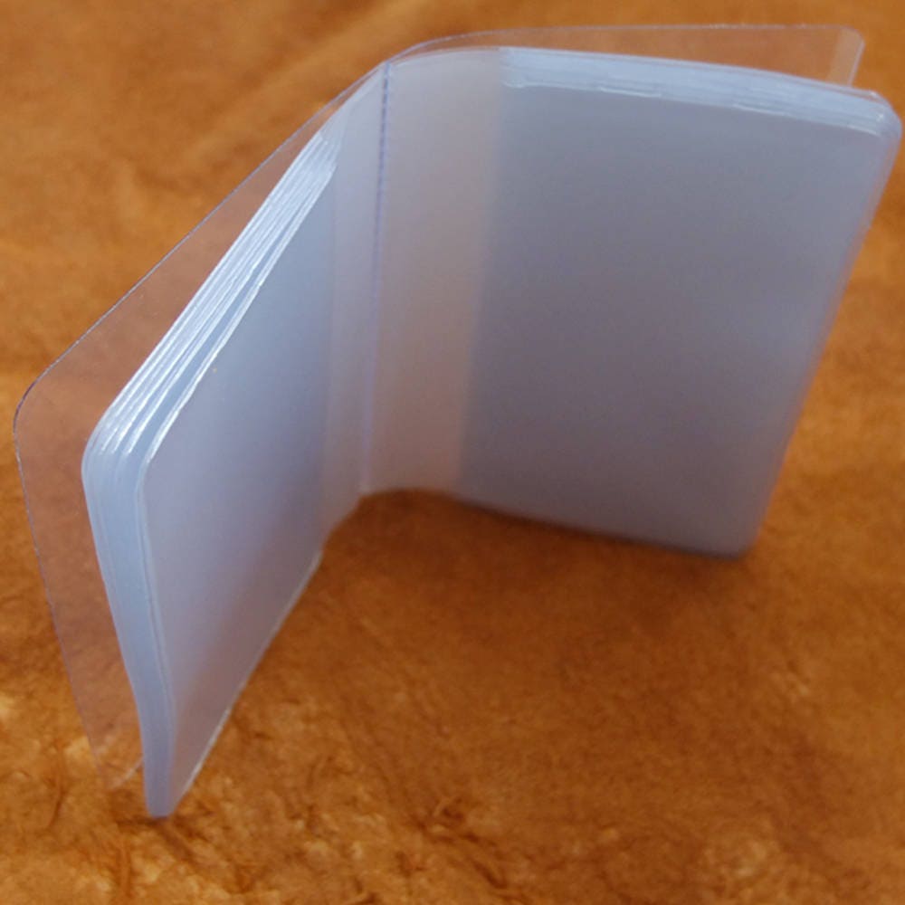 2 PCS Plastic Replacement Wallet Inserts for Credit ID Cards or ...