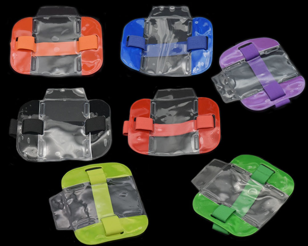 2/5/10/25 Pcs Armband Credit ID Card Name Tag Badge Holder - Etsy