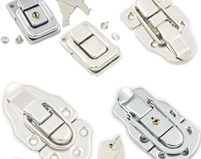 5 Sets Latch Trunk Catch Box Toggle Case Draw Bolt Bag Lock Closure ...