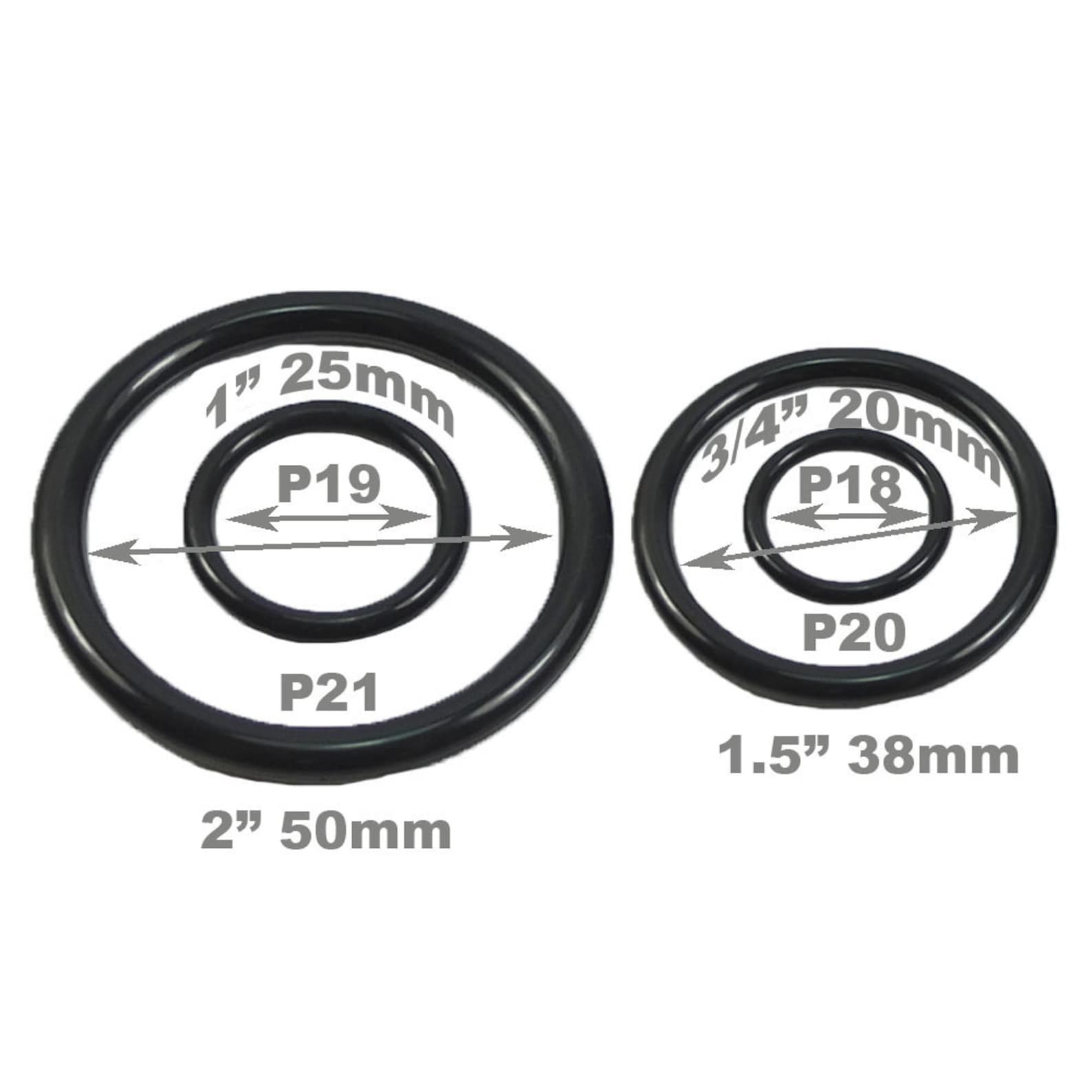 50 Pcs Plastic O Rings Ring for Dee Webbing Belts Buckles Bag - Etsy