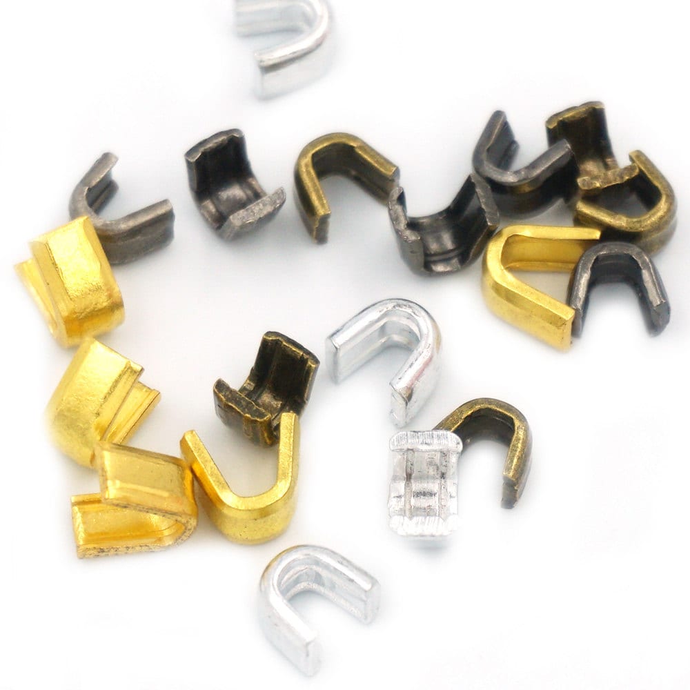 200 Pcs 8 Brass Zipper Stoper Top Stops Bottom Rescue Repair | Etsy