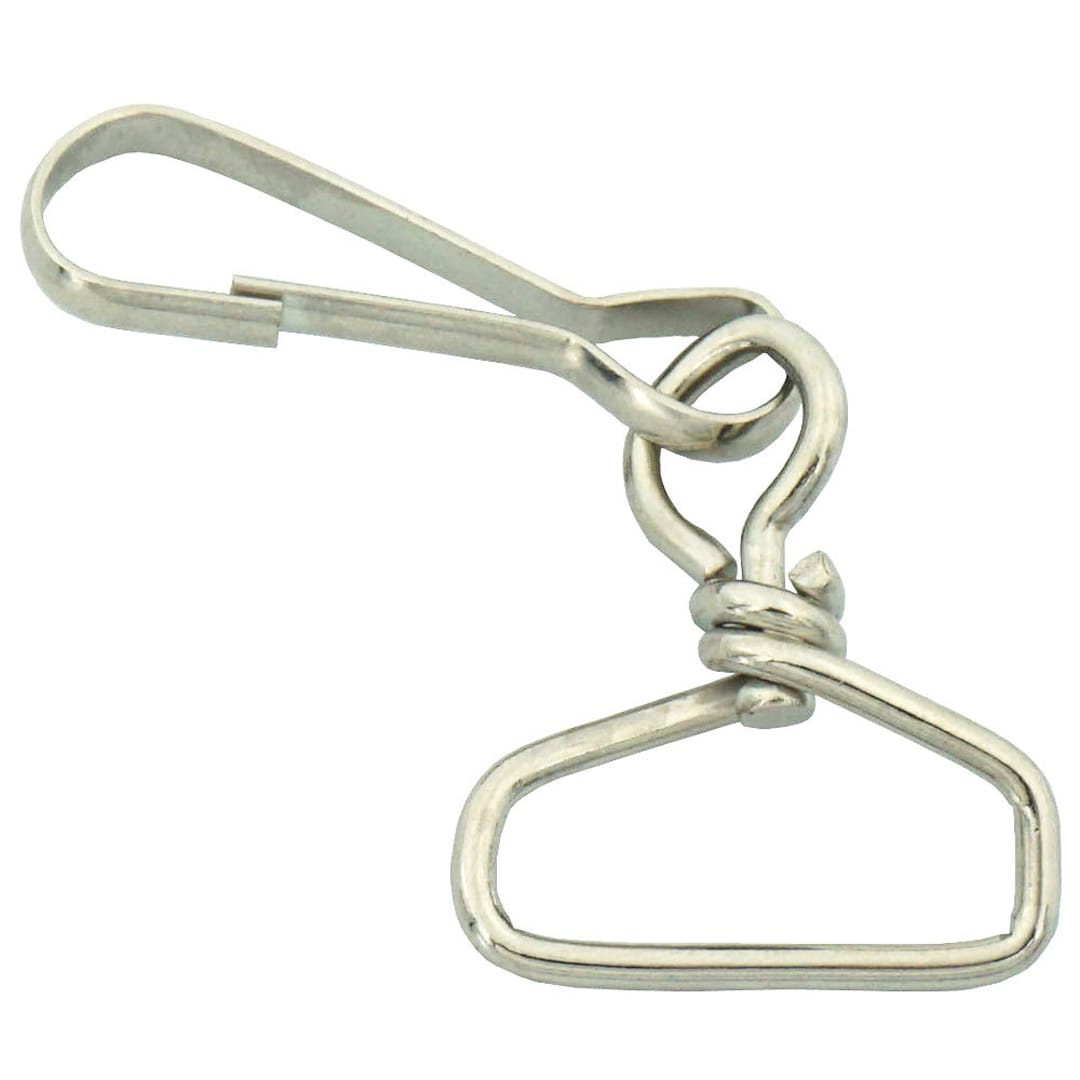 20 PCS 1" 25mm Swivel Square Top Snap Hook Spring Clip Lanyard Hooks ...