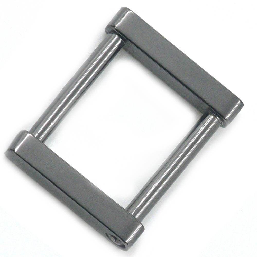 2 Pcs 25mm 1" Metal Rectangle Square Ring Detachable Removable Webbing ...