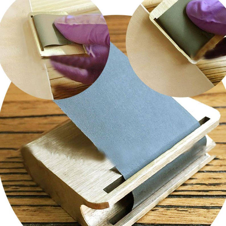 1 Pc Grind Burnish Polishing Leather Craft Belt Saddle Edge - Etsy